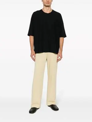 Issey Miyake Short-sleeve Cotton T-shirt - Black