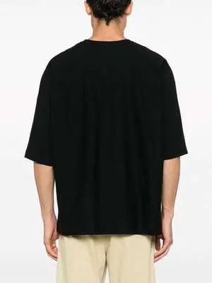 Issey Miyake Short-sleeve Cotton T-shirt - Black