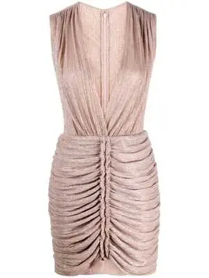 Costarellos Rampling Gathered-detail Minidress