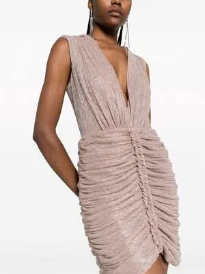 Costarellos Rampling Gathered-detail Minidress