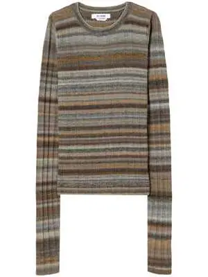 RE/DONE Striped Wool Ribbed Jumper