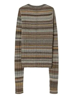 RE/DONE Striped Wool Ribbed Jumper