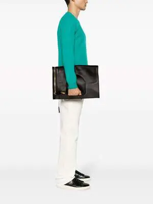 TOM FORD Grained-leather Tote
