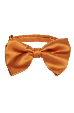 CLIFTON WILSON Silk Butterfly Bow Tie - Copper