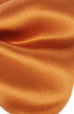 CLIFTON WILSON Silk Butterfly Bow Tie - Copper