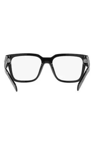 Prada 54mm Square Eyeglasses - Black