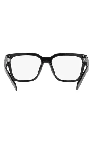 Prada 54mm Square Eyeglasses - Black