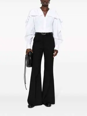 Alexander McQueen Ruffled Cotton Shirt