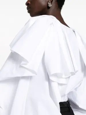 Alexander McQueen Ruffled Cotton Shirt