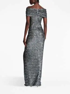 Balmain Sequin-embellished Gown