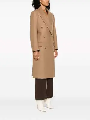 ARMARIUM Long Double-breasted Coat - Neutrals