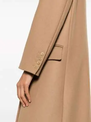 ARMARIUM Long Double-breasted Coat - Neutrals