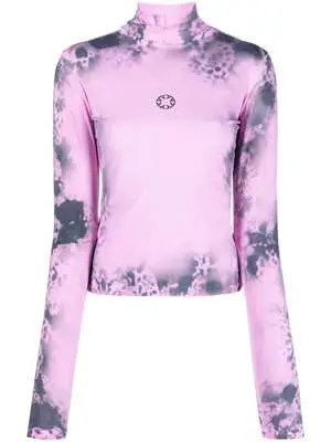 1017 Alyx 9sm Graphic-print High-neck T-shirt - Pink
