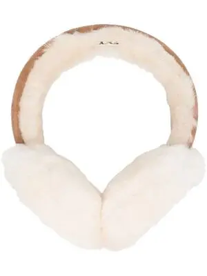 UGG Embroidered Earmuffs Beige