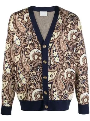 Drole De Monsieur Printed Cardigans For Men