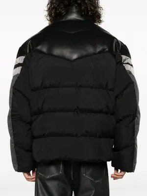 Neil Barrett Panelled Mock-neck Padded Jacket