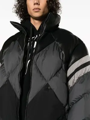 Neil Barrett Panelled Mock-neck Padded Jacket