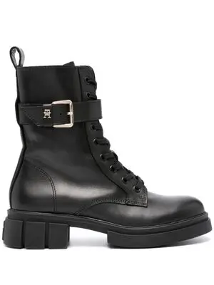 Tommy Hilfiger 40mm Leather Boots