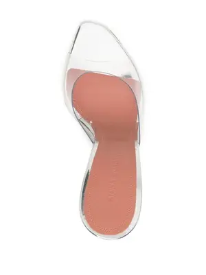 Amina Muaddi Alexa Glass Mules