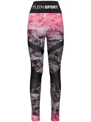Plein Sport Printed Leggings