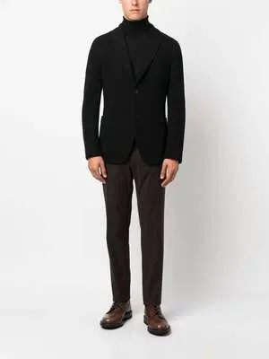 Boglioli Knitted Single-breasted Blazer