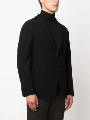 Boglioli Knitted Single-breasted Blazer