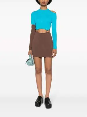 Andersson Bell Cut-out Two-tone Dress