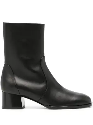STUART WEITZMAN Nola Leather Ankle Boots