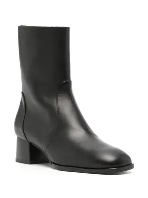 STUART WEITZMAN Nola Leather Ankle Boots