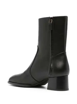 STUART WEITZMAN Nola Leather Ankle Boots
