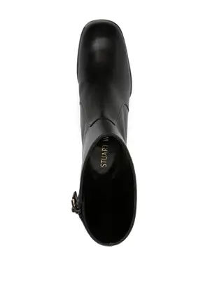 STUART WEITZMAN Nola Leather Ankle Boots