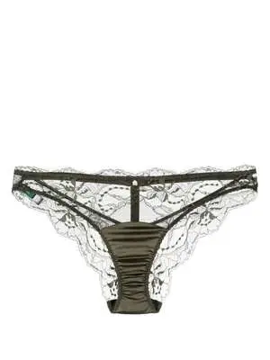 FLEUR OF ENGLAND Ingrid Ouvert Brief - Green