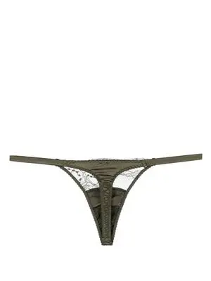 FLEUR OF ENGLAND Ingrid Silk Thong