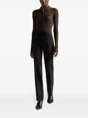 Bally Pressed-crease Mohair Trousers