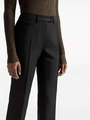 Bally Pressed-crease Mohair Trousers