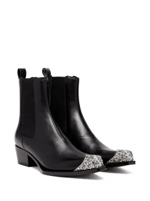 DIESEL® D-calamity Leather Ankle Boots