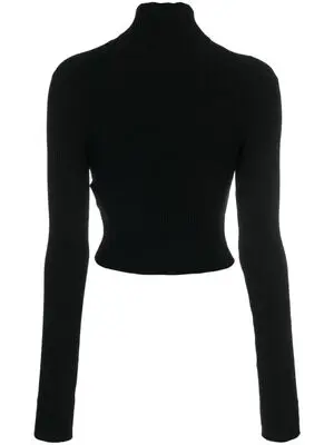 SSHEENA Roll-neck Ribbed Jumper