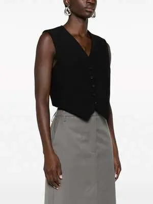 Stella McCartney Sleeveless Virgin Wool Waistcoat