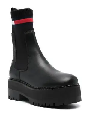 Tommy Hilfiger Flatform Chelsea Boots