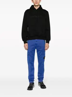 Carhartt Work In Progress Logo-embroidered Hoodie - Black