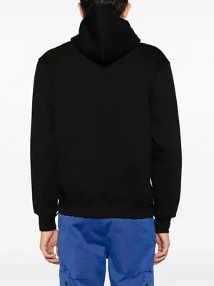 Carhartt Work In Progress Logo-embroidered Hoodie - Black