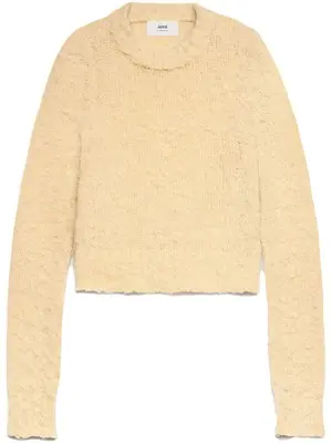 Ami Crew-neck Brushed Jumper