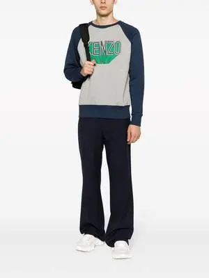 Kenzo Logo-print Colour-block Sweatshirt