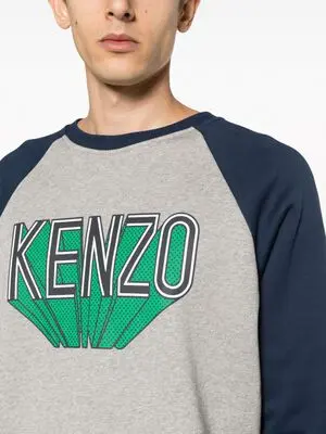 Kenzo Logo-print Colour-block Sweatshirt