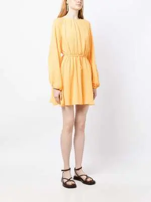 Faithfull The Brand Constance Open-back Minidress