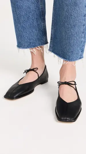 ALOHAS Sway Ballerina Flats - Black
