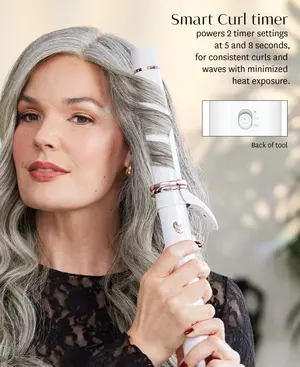 T3 Curlwrap 1.25" Automatic Rotating Curling Iron With Long Barrel - No Color