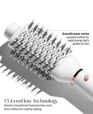 T3 Airebrush One-step Smoothing And Volumizing Hair Dryer Brush - No Color