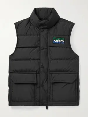 Moncler Arpasson Logo-appliquéd Padded Recycled-ripstop Down Gilet