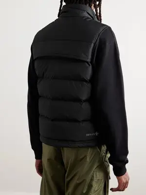 Moncler Arpasson Logo-appliquéd Padded Recycled-ripstop Down Gilet
